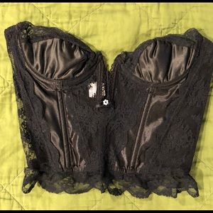 Intimates & Sleepwear | Plus Size Bodystocking Lingerie Lace Up | Poshmark